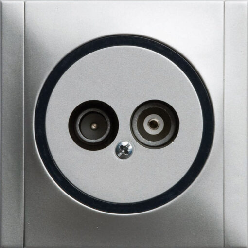 Rev Ascoli Antennensteckdose TV/RF titan