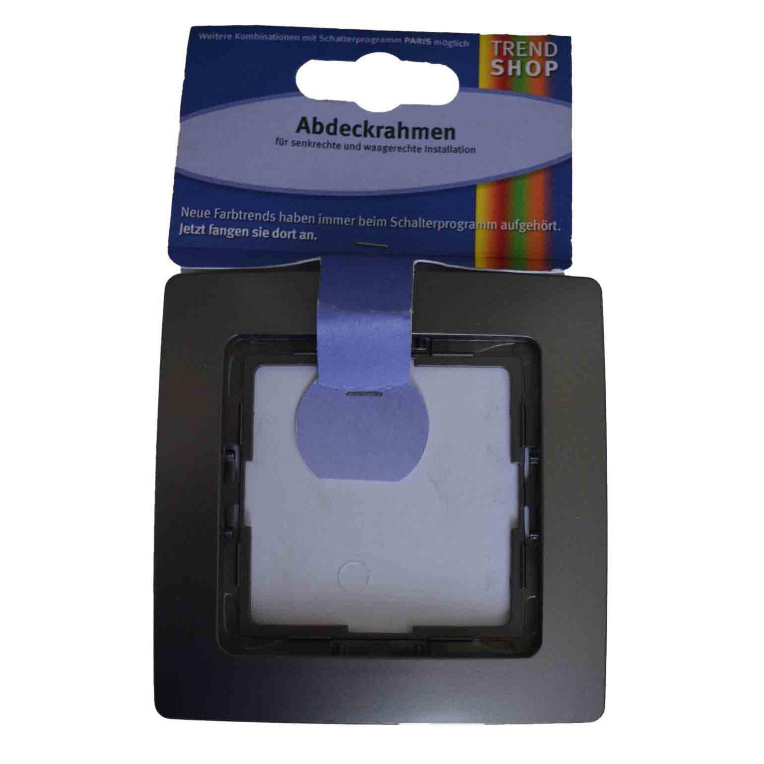 Kopp Paris 1-fach Rahmen grau - Spezibos-world