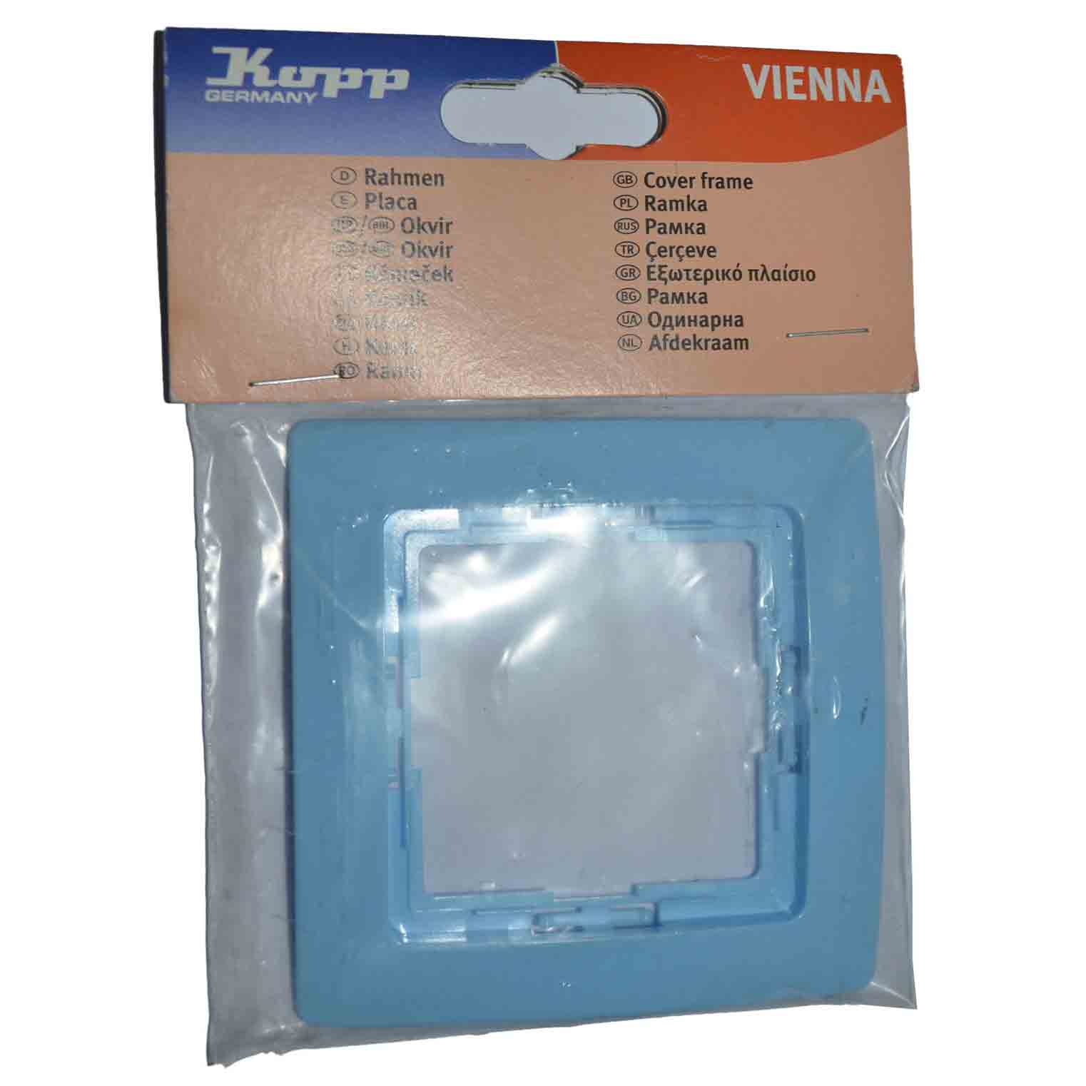 Kopp Paris 1-fach Rahmen hellblau - Spezibos-world