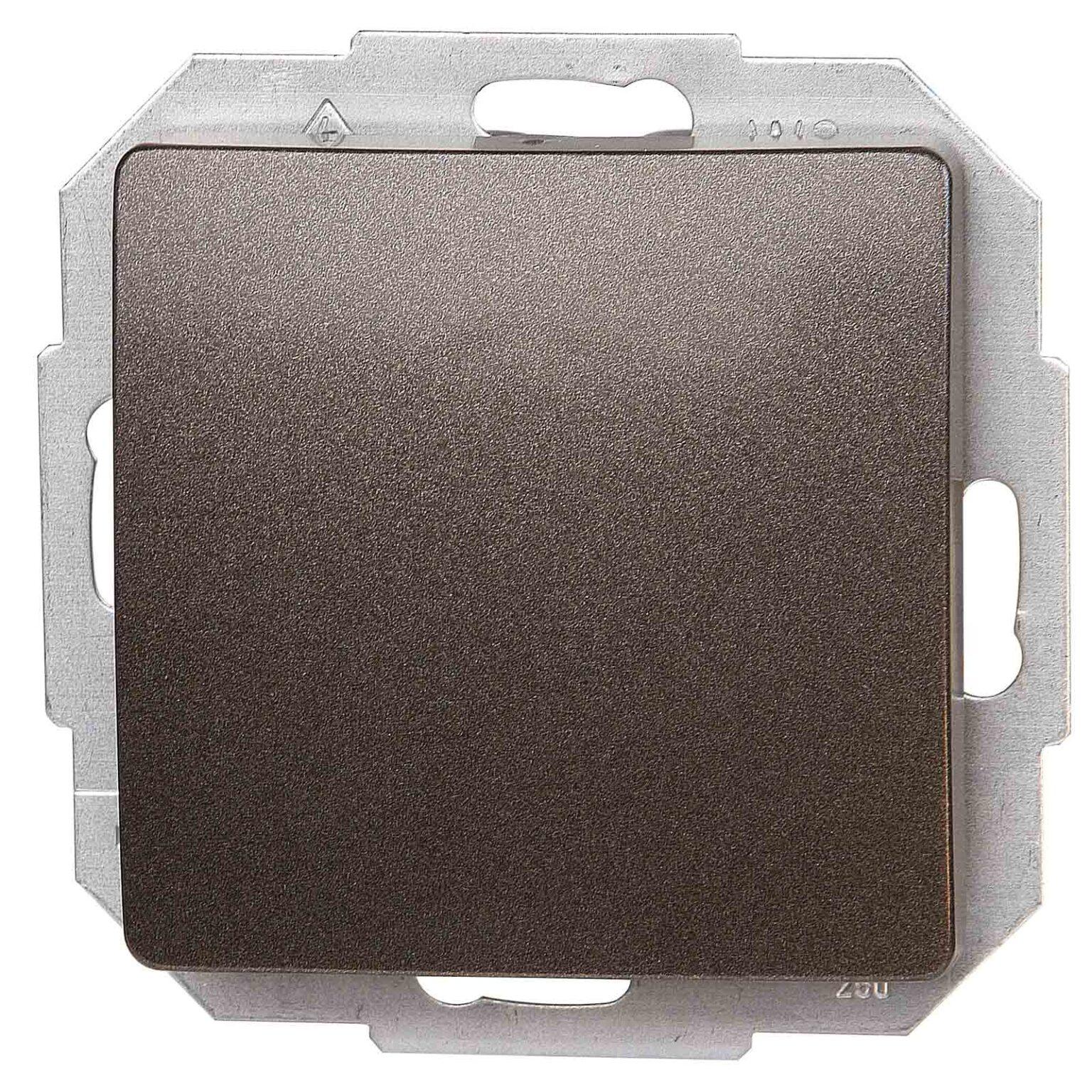 Kopp Paris Universalschalter, Aus und Wechselschalter in palisanderbraun