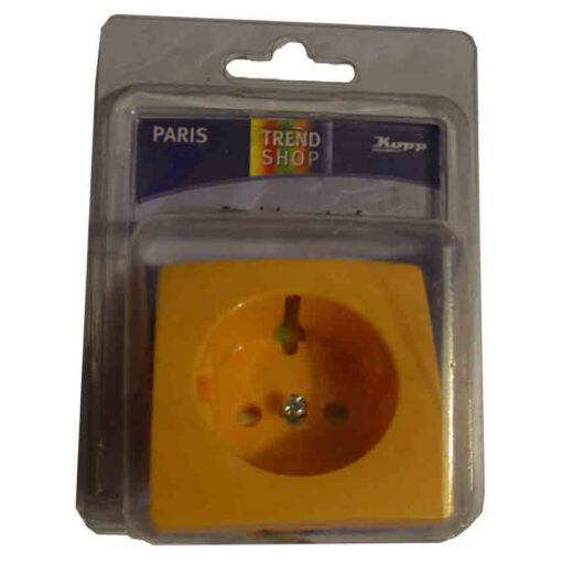 Kopp Paris Abdeckung für Steckdose orange Spezibos-World
