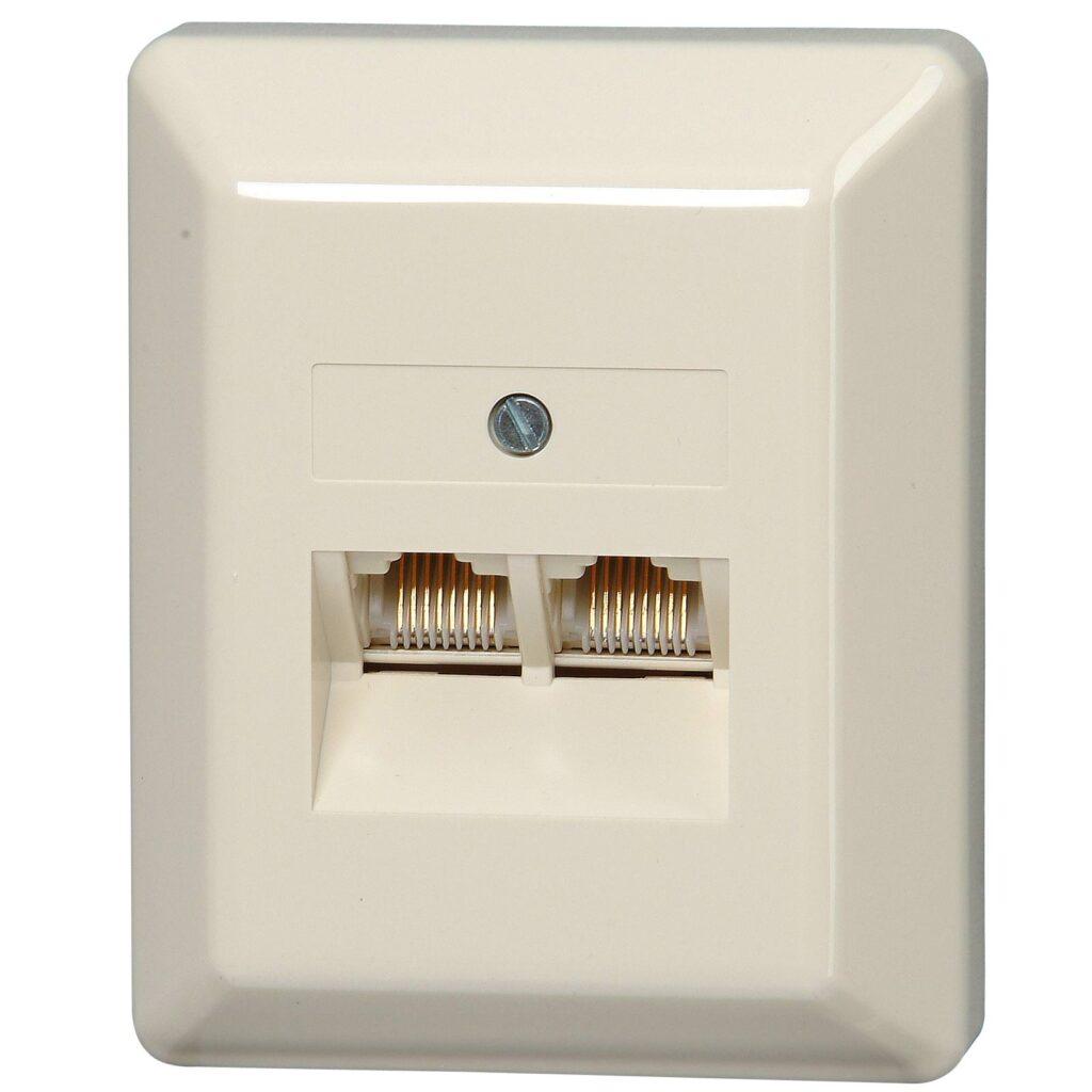 Aufputz UAE-Anschlußdose Netzwerkdose 8 (8) polig Aufputz