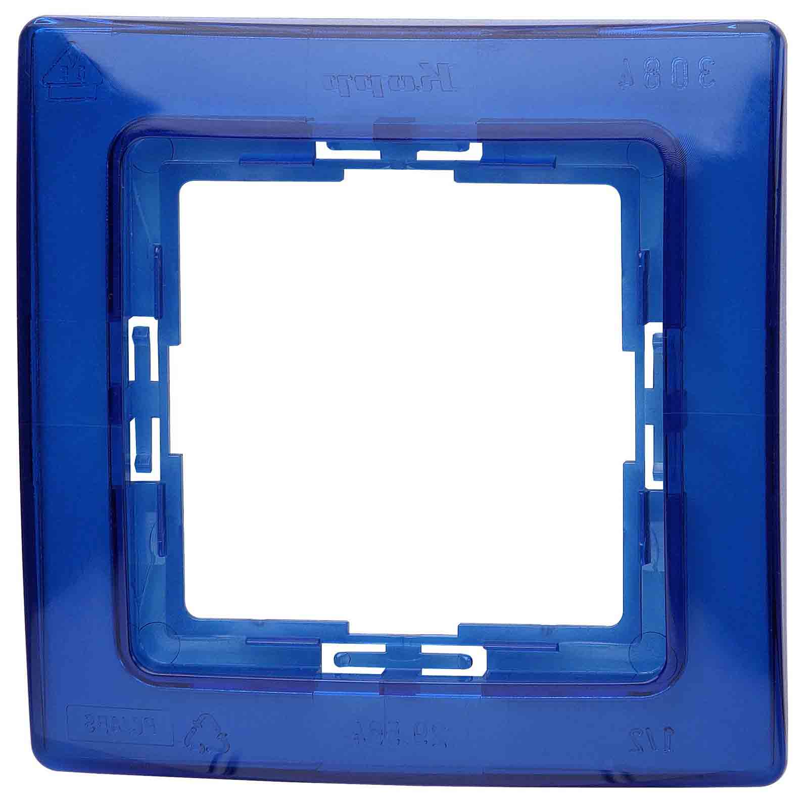 Kopp Paris 1-fach Rahmen, blau , HK05