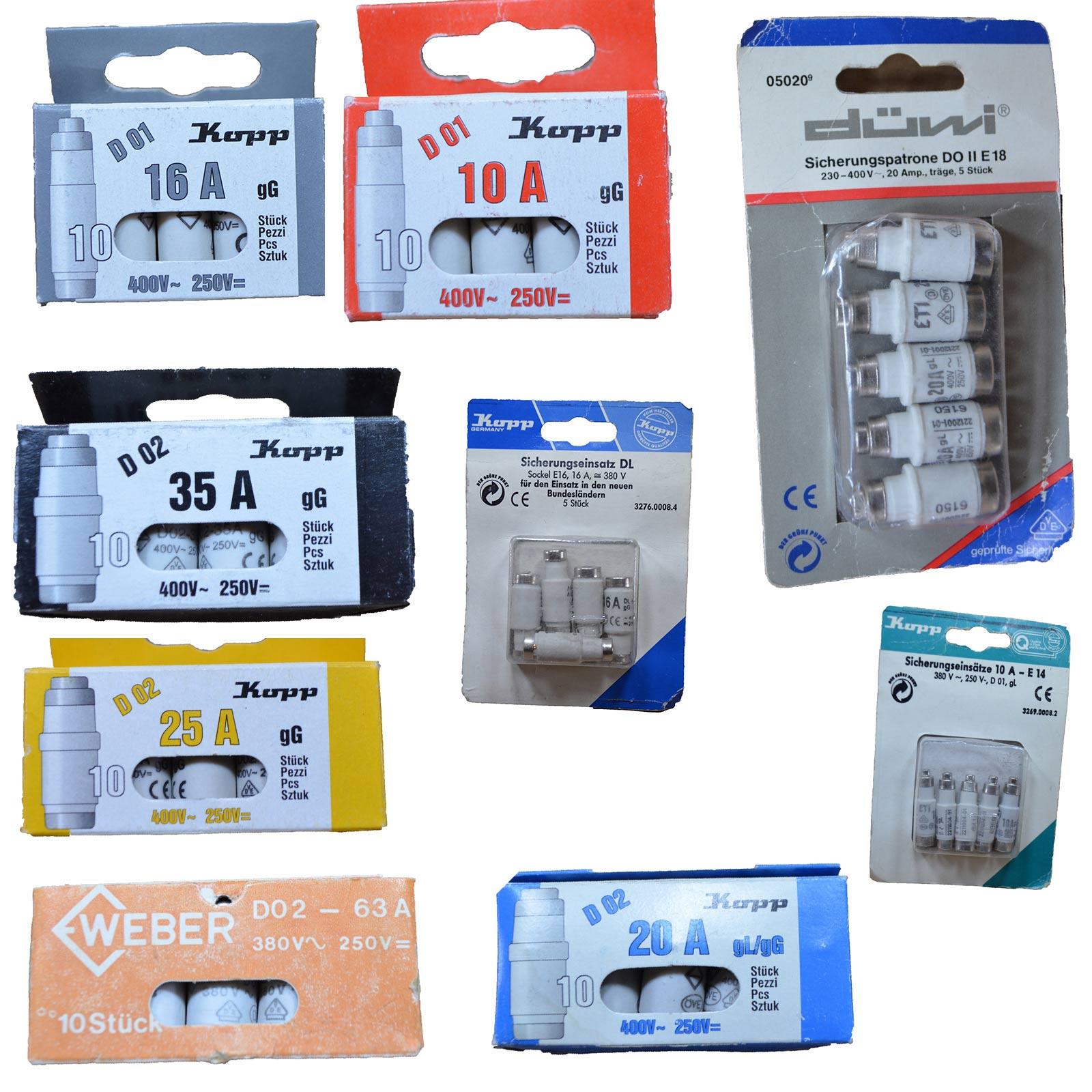 Neozed Sicherungseinsätze - Spezibos-world