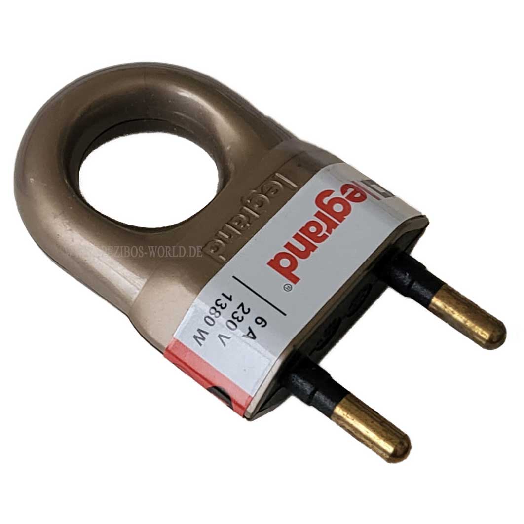 Eurostecker 6A bronze , 1380W Spezibos-world