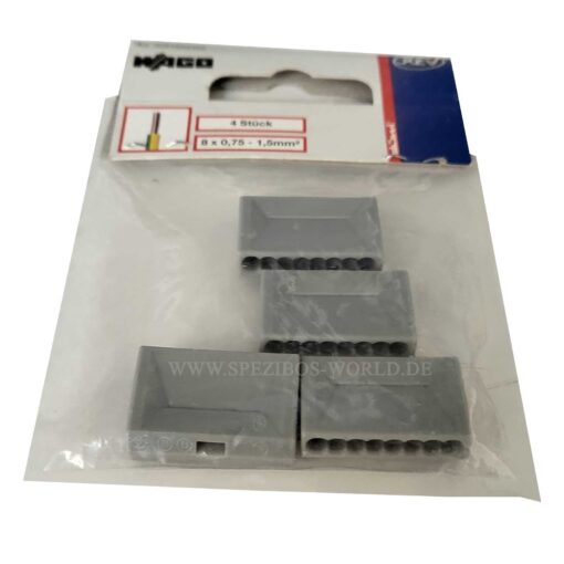 WAGO 273-108 Verbindungsklemme 8-polig , 4 Stück